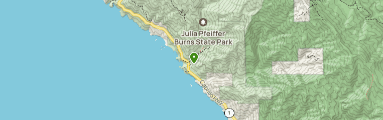 Julia Pfeiffer Burns State Park Map