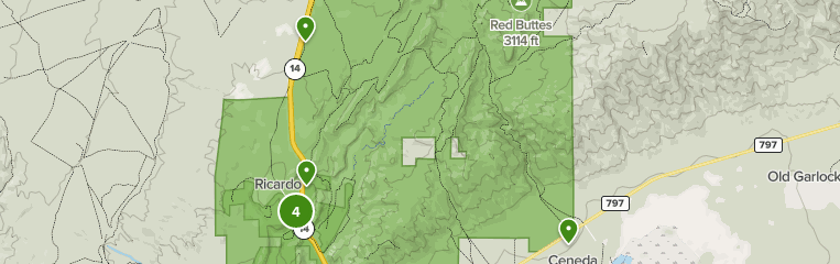 Best Trails in Red Rock Canyon State Park: Map, Details | AllTrails