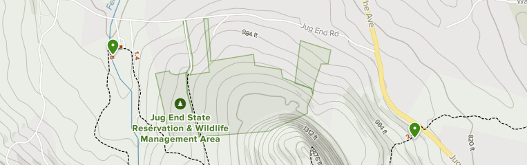 Best trails in Jug End State Reservation & Wildlife Management Area ...