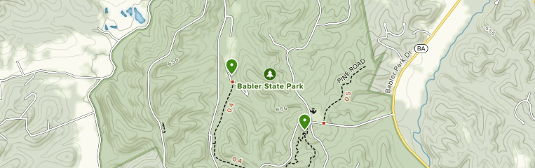 Best Trails in Dr. Edmund A. Babler Memorial State Park - Missouri ...