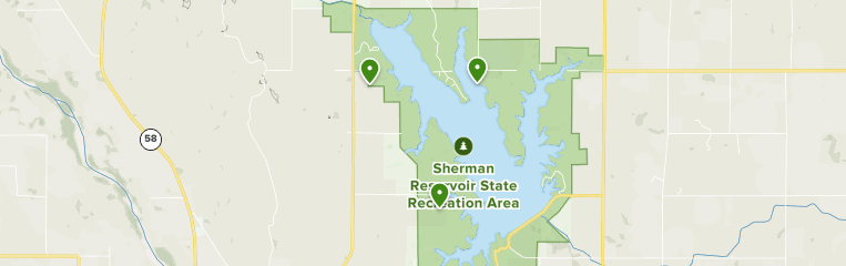 Best trails in Sherman Reservoir State Recreation Area, Nebraska ...