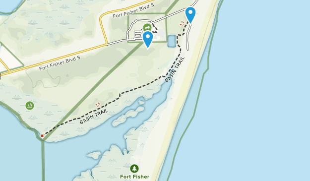 Best Trails in Fort Fisher State Recreation Area - North Carolina ...
