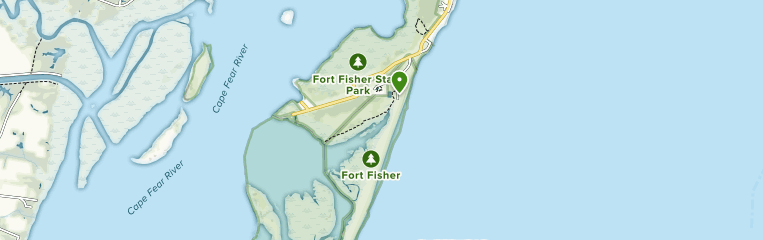 Best Trails in Fort Fisher State Recreation Area - North Carolina ...
