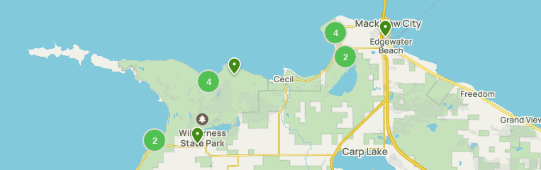 Best 10 Hikes and Trails in Wilderness State Park | AllTrails