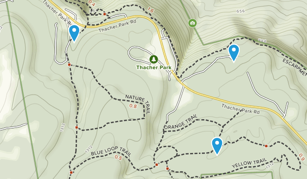 Best Trails in Thacher State Park (John Boyd Thacher) - New York ...