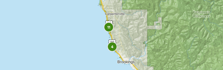Best 10 Trails in Samuel H. Boardman State Scenic Corridor: Map ...