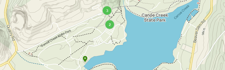 Beste wandelingen en routes in Canoe Creek State Park | AllTrails