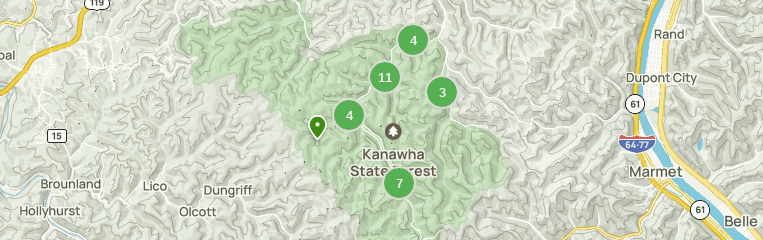 Best 10 Hikes and Trails in Kanawha State Forest | AllTrails