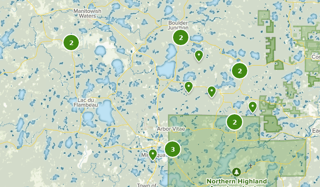 Best Trails in Northern Highland - American Legion State Forest ...