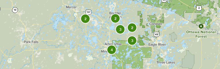 Best Trails in Northern Highland - American Legion State Forest ...