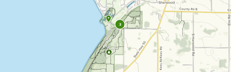 High Cliff State Park Map