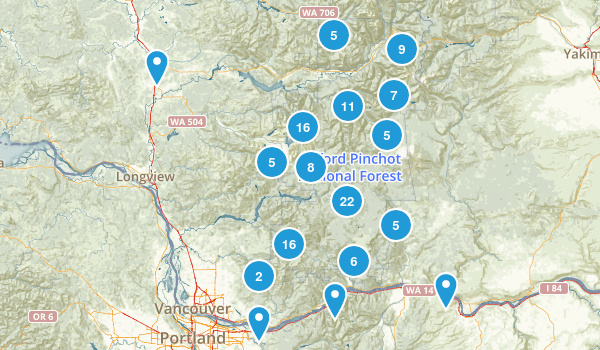 Best Trails in Gifford Pinchot National Forest - Washington | 3554 ...