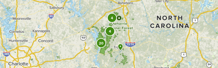 Best Trails in Uwharrie National Forest - North Carolina | AllTrails