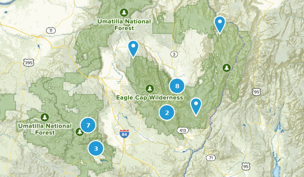 Wallowa Whitman National Forest Map
