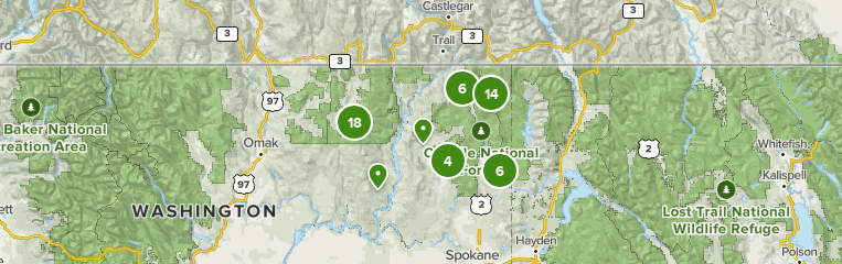 Best 10 Trails in Colville National Forest | AllTrails