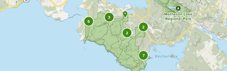 Best trails in East Sooke Regional Park, British Columbia, Canada ...