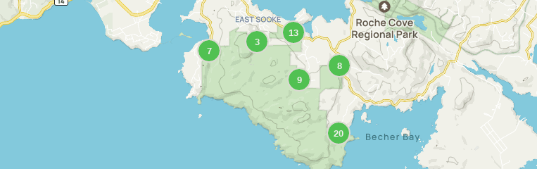 Best 10 Hikes and Trails in East Sooke Regional Park | AllTrails