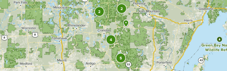 Best Trails in Nicolet National Forest: Map, Details | AllTrails
