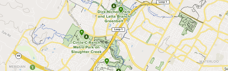 Best Trails in Circle C Ranch Metro Park on Slaughter Creek - Texas ...