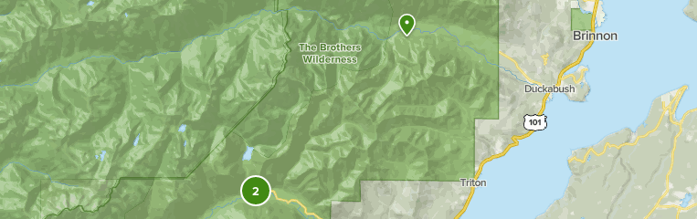 Best 10 Trails in The Brothers Wilderness | AllTrails