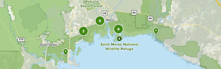 Best 10 Trails in St Marks National Wildlife Refuge | AllTrails