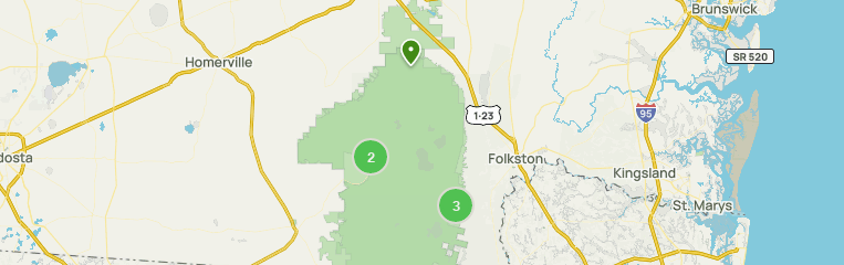 Okefenokee Swamp Map