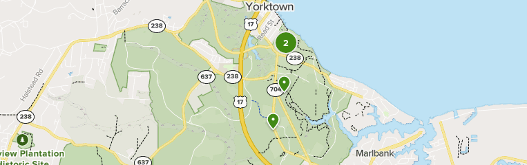 De 10 beste routes in Colonial National Historical Park | AllTrails