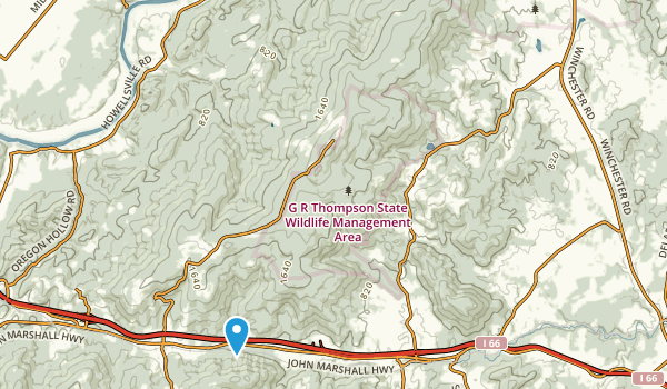 Best Trails in G R Thompson State Wildlife Management Area - Virginia ...