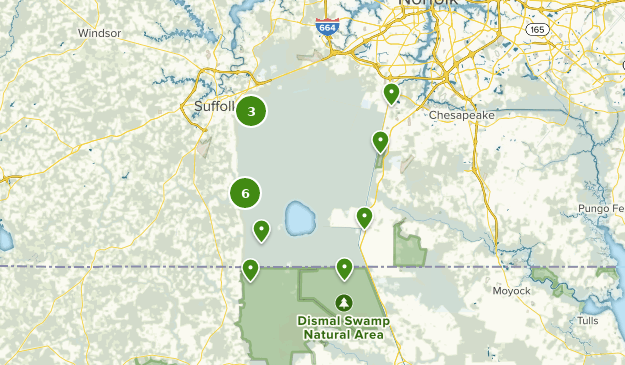 Best Trails in Great Dismal Swamp National Wildlife Refuge - Virginia ...