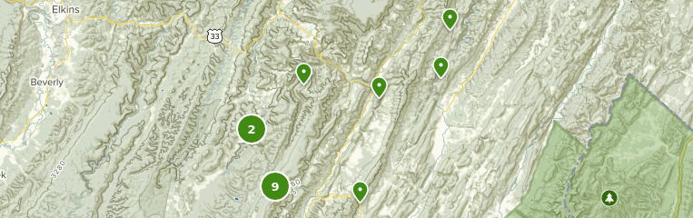 Best Trails in Spruce Knob-Seneca Rocks National Recreation Area - West ...