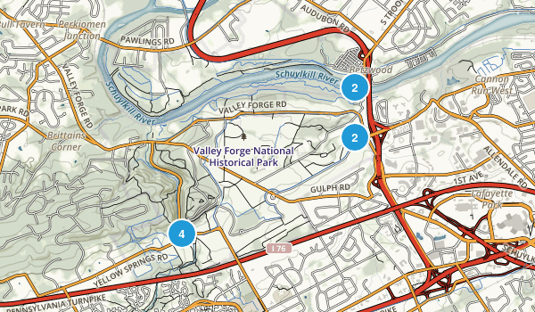 Best Trails in Valley Forge National Historical Park - Pennsylvania ...