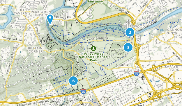 Best Trails in Valley Forge National Historical Park - Pennsylvania ...