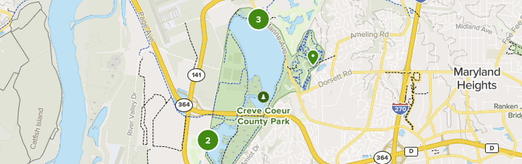 Best 10 Trails in Creve Coeur County Park | AllTrails