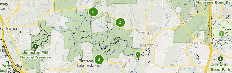 Best 10 Trails in Duke Forest Korstian Division | AllTrails