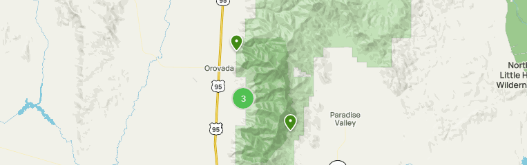 Beste wandelingen en routes in Santa Rosa-Paradise Peak Wilderness ...