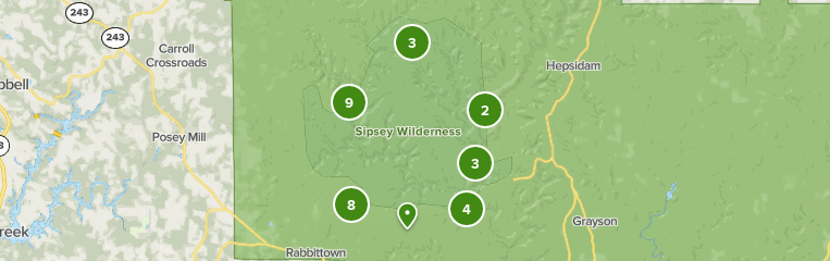Best 10 Trails in Sipsey Wilderness | AllTrails