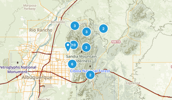 Best Trails in Sandia Mountain Wilderness - New Mexico | 1080 Photos ...