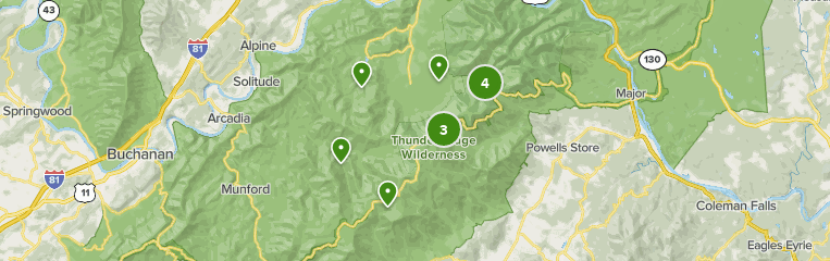 2023 Best 10 Trails in Thunder Ridge Wilderness | AllTrails