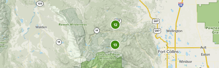 Best 10 Trails in Comanche Peak Wilderness | AllTrails