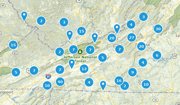 Best Trails in Jefferson National Forest - Virginia | AllTrails