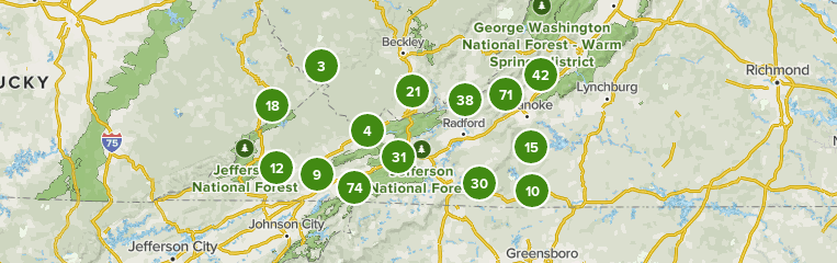 Best Trails in Jefferson National Forest - Virginia | AllTrails