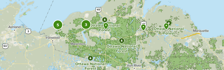 Best Trails in Ottawa National Forest - Michigan | AllTrails