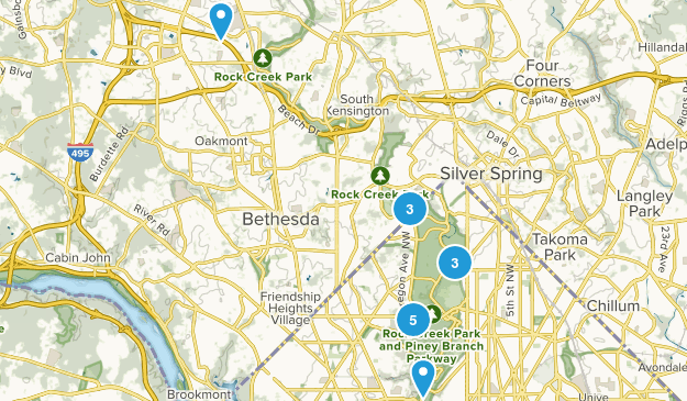 Rock Creek Park Dc Map - Map