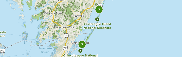 Best trails in Assateague Island National Seashore: Map, Details ...