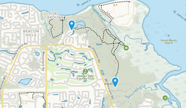 Best Trails in Fort Caroline National Memorial - Florida | AllTrails