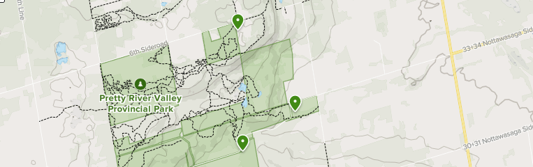 Best Trails in Pretty River Valley Provincial Park - Ontario, Canada ...