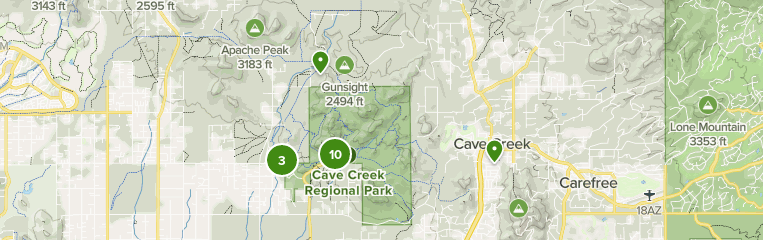 Best 10 Trails in Cave Creek Regional Park | AllTrails