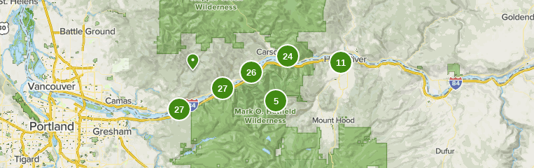 Best Trails in Columbia River Gorge National Scenic Area - Oregon ...