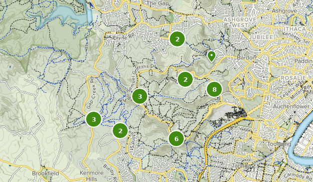 Brisbane Botanic Gardens Mt Coot Tha Map | Fasci Garden