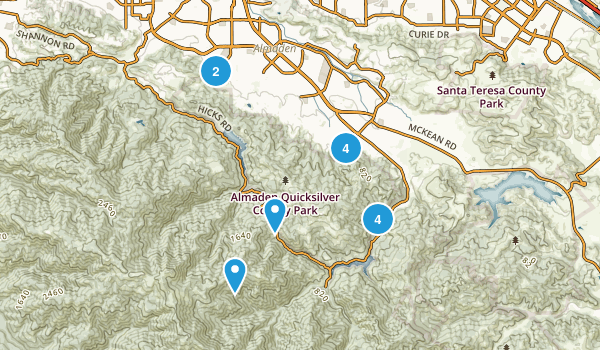 Best Trails in Almaden Quicksilver County Park - California | 727 ...